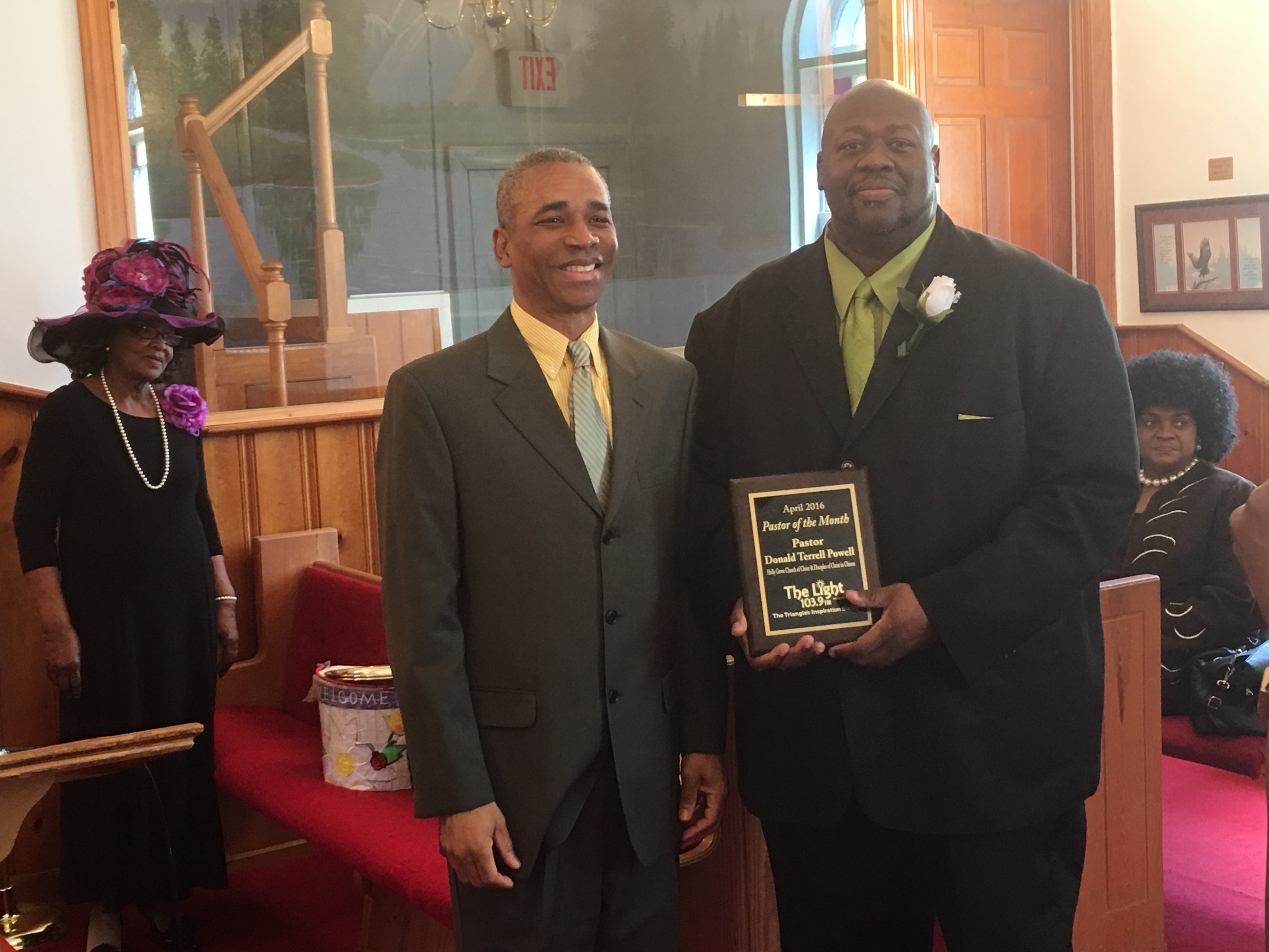 [PICTURES] Of The Pastor Of The Month Presentation For Pastor Donald ...